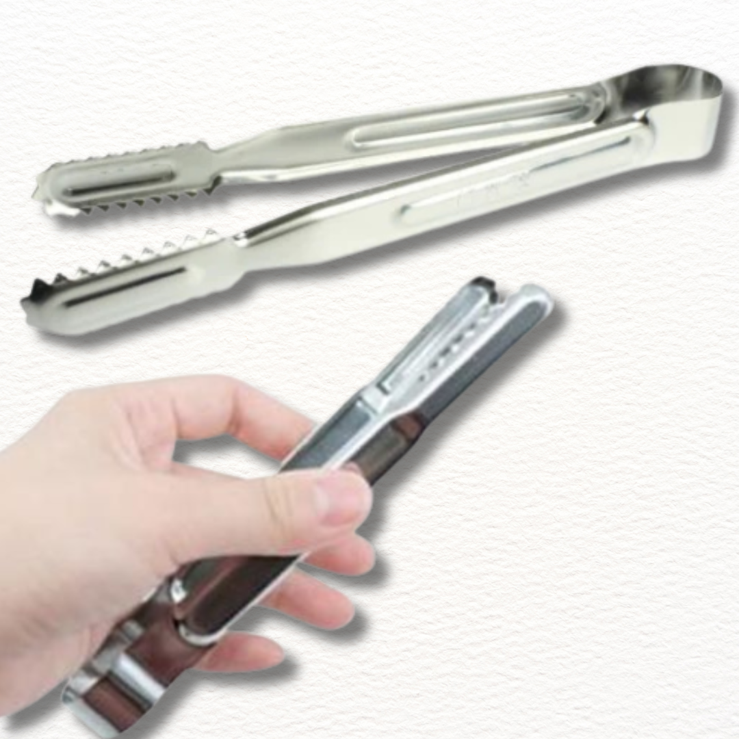 Stainless Steel Tongs – BBQ Clamp & Mini Ice Grabber Options | 스테인리스 집 ...